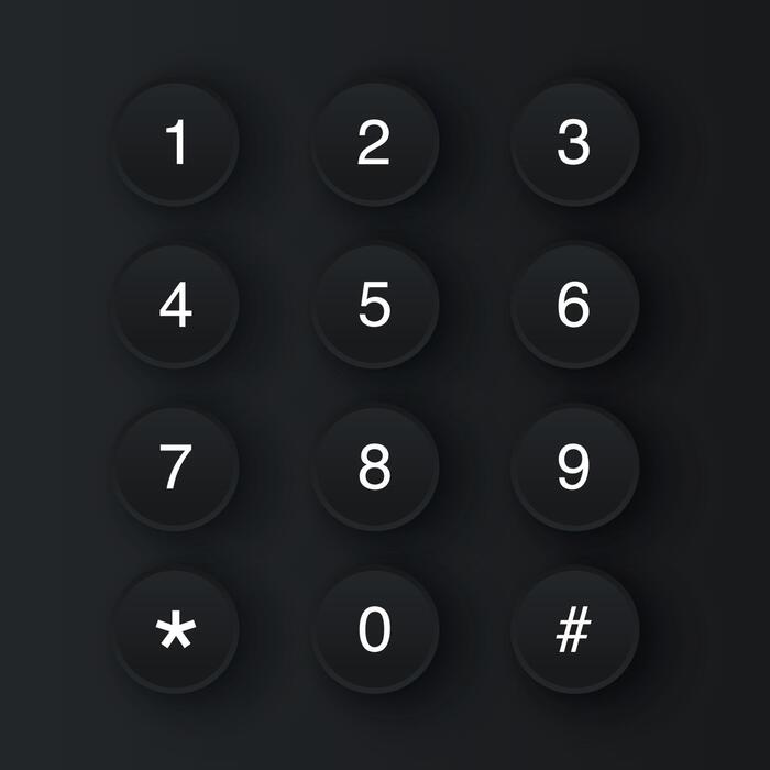 Dial Keypad Vector Art, Icons, and Graphics for Free Download