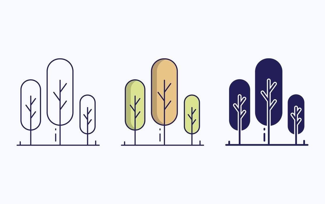 Tree Line Vector Art, Icons, and Graphics for Free Download