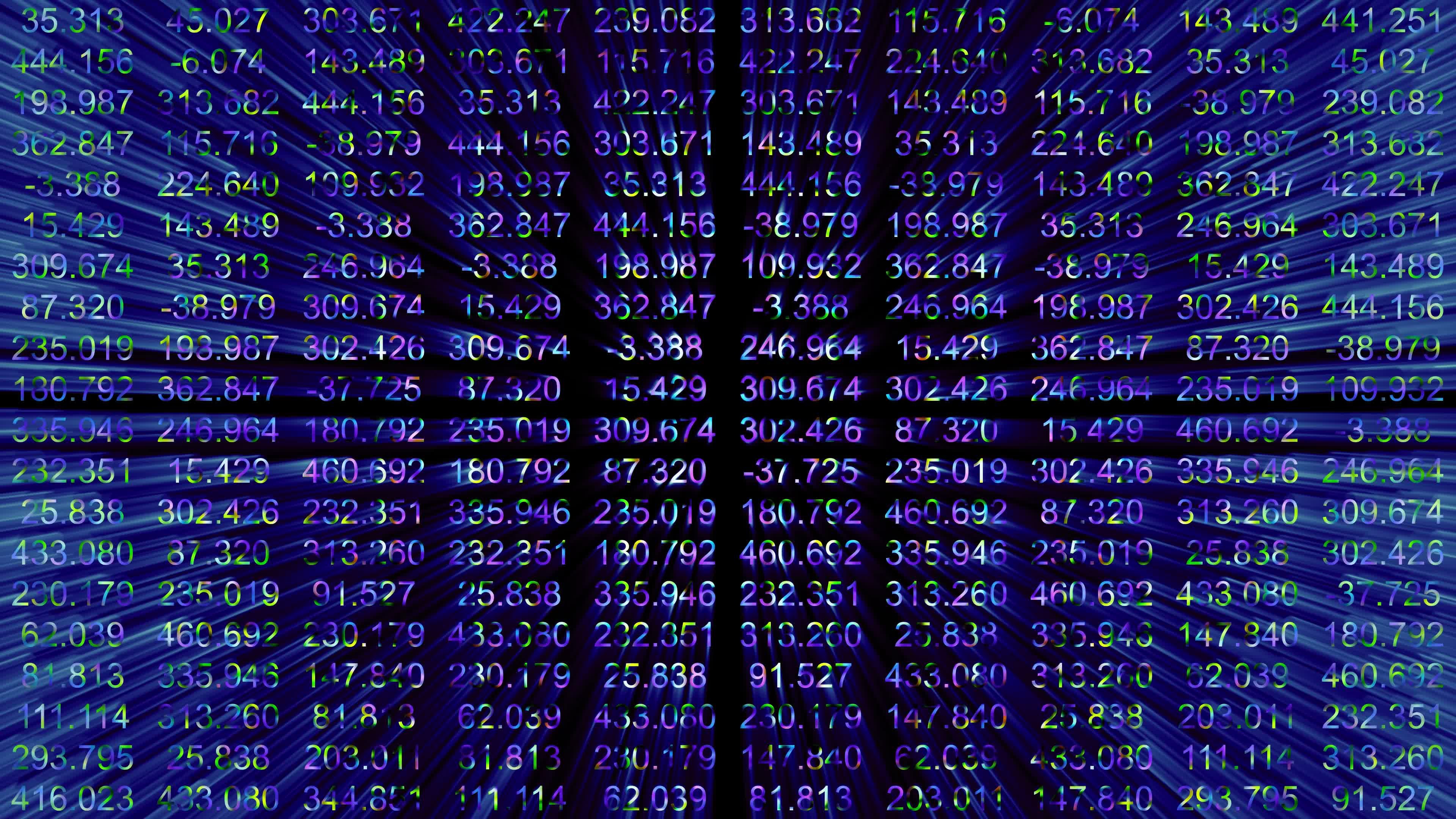 Streaming Data Stock Ticker Abstraction Loop 15287560 Stock Video At
