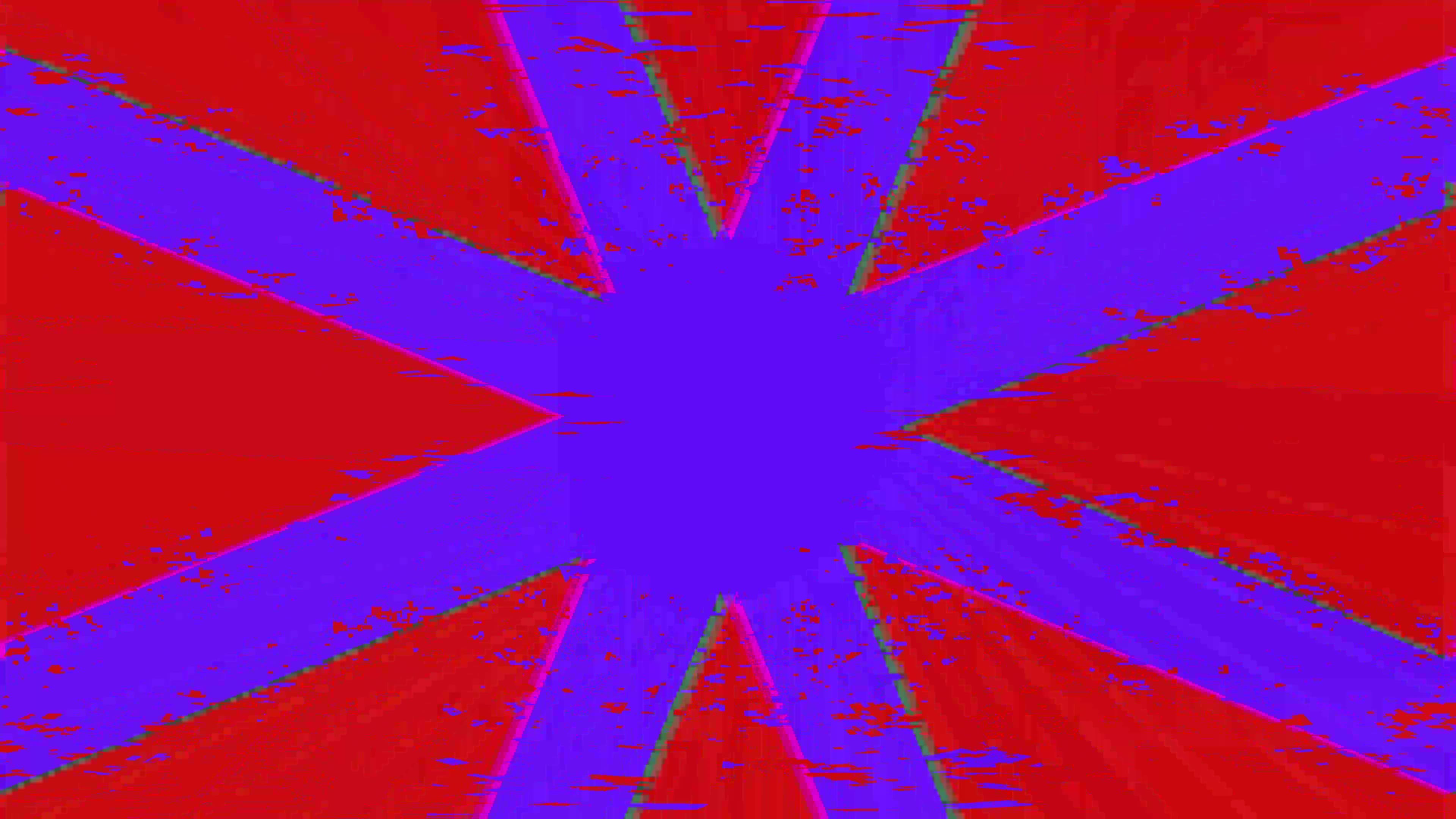Rotating Cross Animation With Retro And Abstract Glitch Effect 15309954