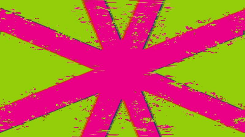 rotating cross animation with retro and abstract glitch effect 15309955 Stock Video at Vecteezy