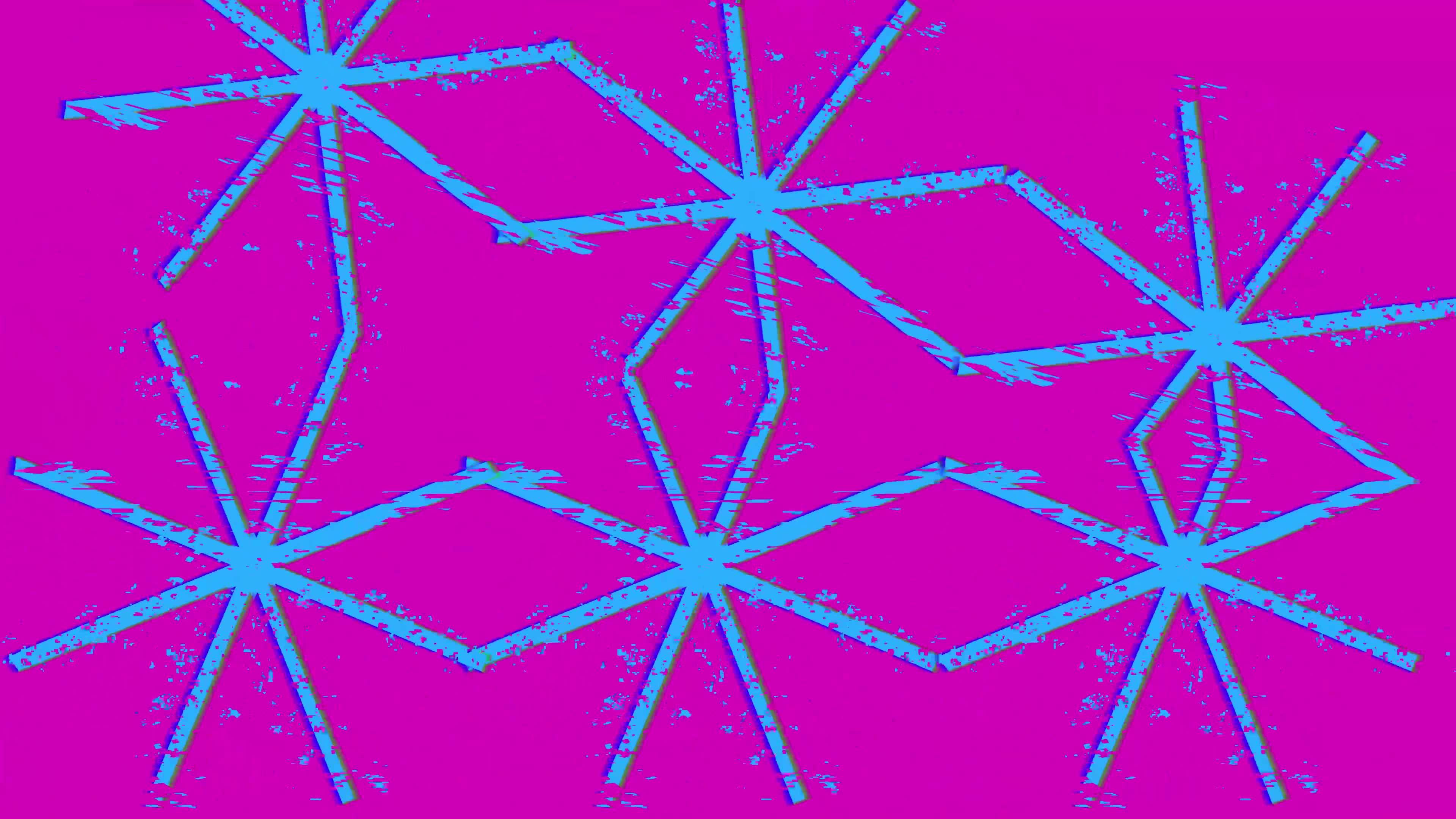 Rotating Cross Animation With Retro And Abstract Glitch Effect 15309959