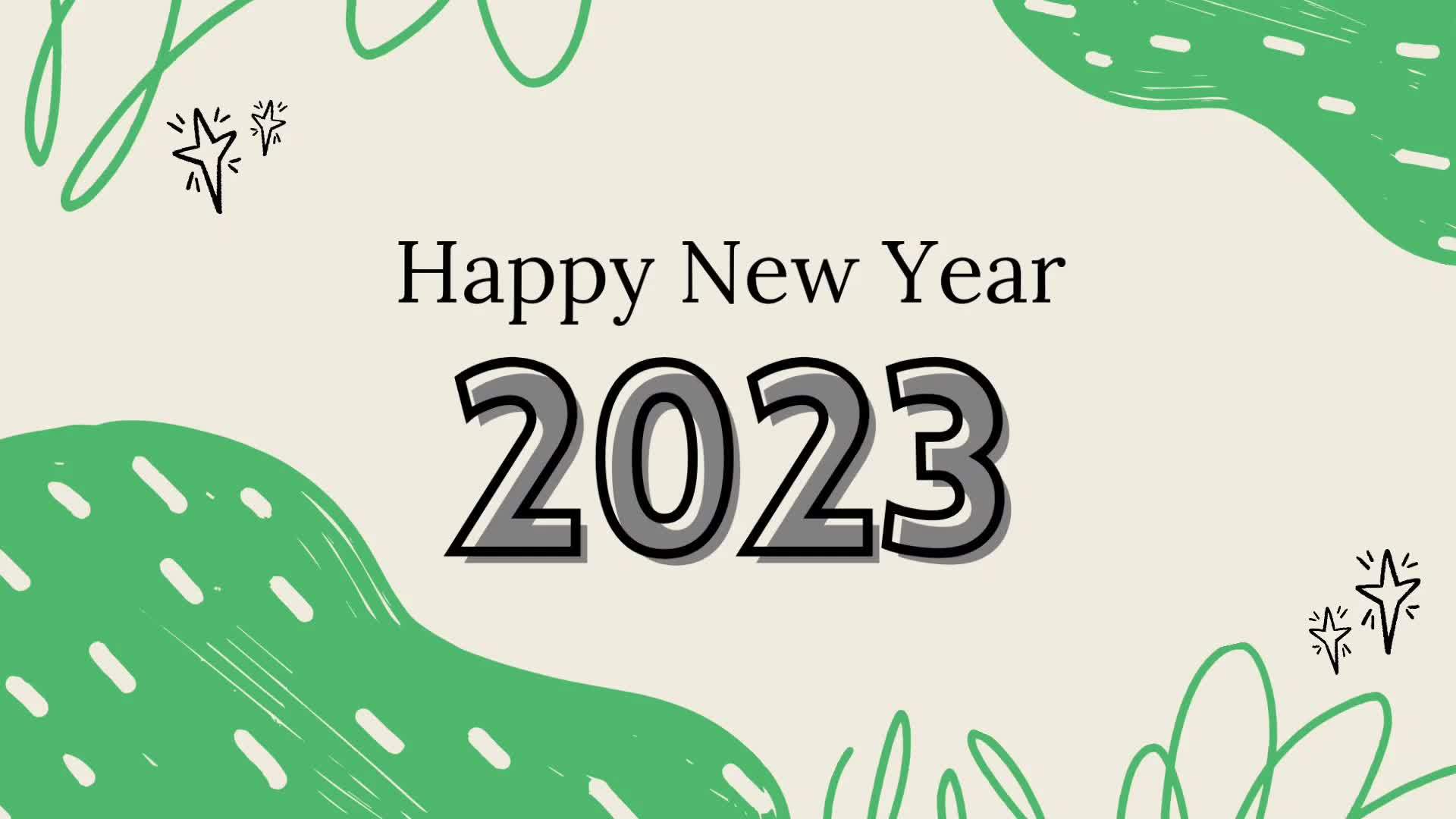 Animated text that says Happy New Year 2023. Happy New Year 2023 text ...