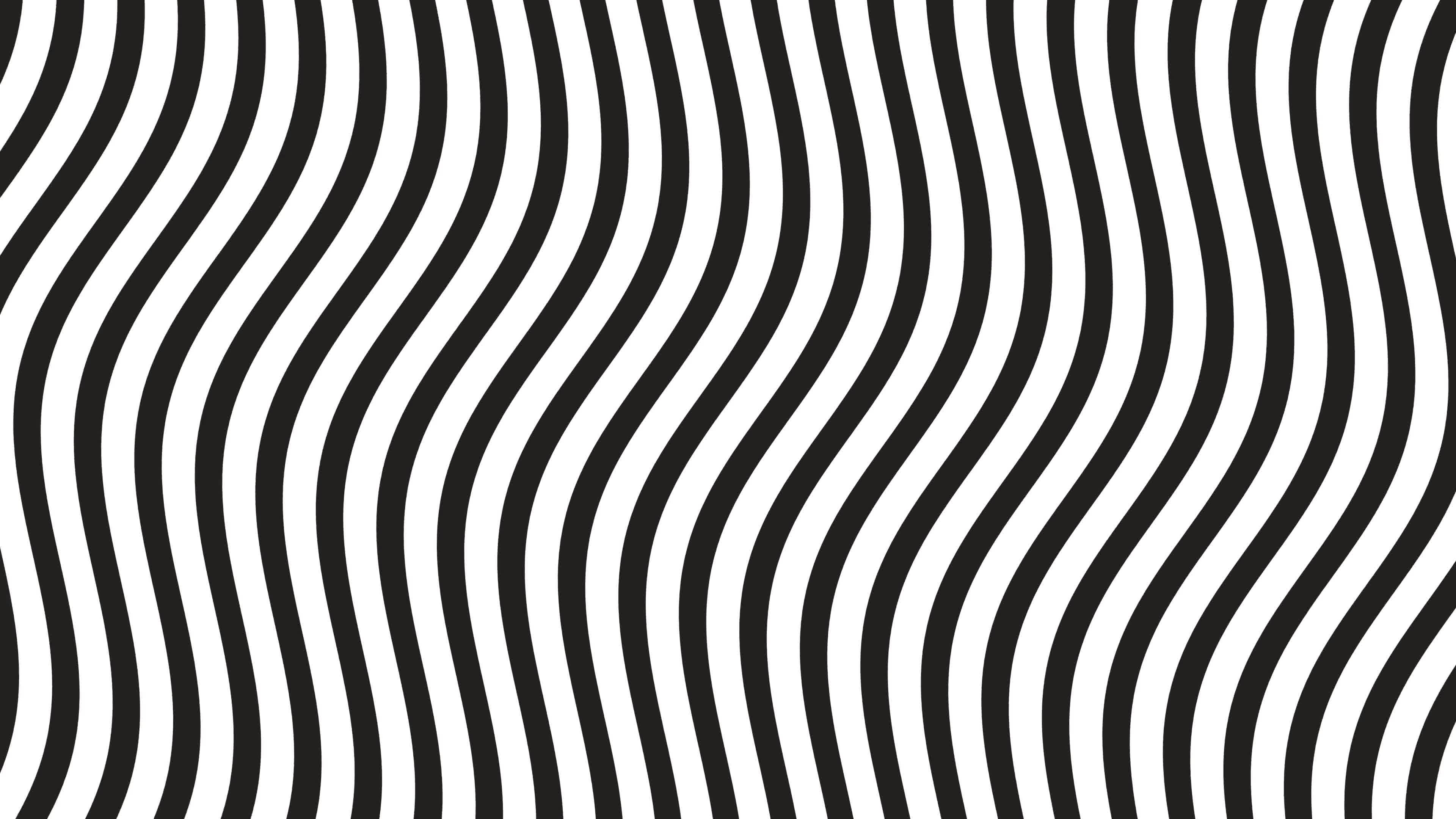 Black And White Stripe Motion Background Stripe Cartoonist Background Wave Pattern Animated