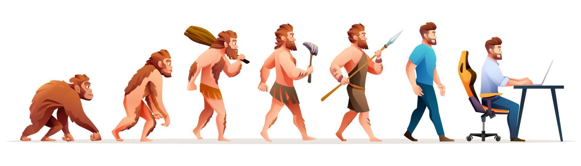 Evolution Vector Art Icons And Graphics For Free Download