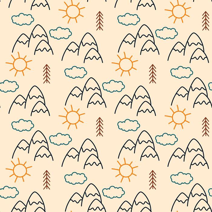 Mountain Line Pattern Vector Art, Icons, and Graphics for Free Download