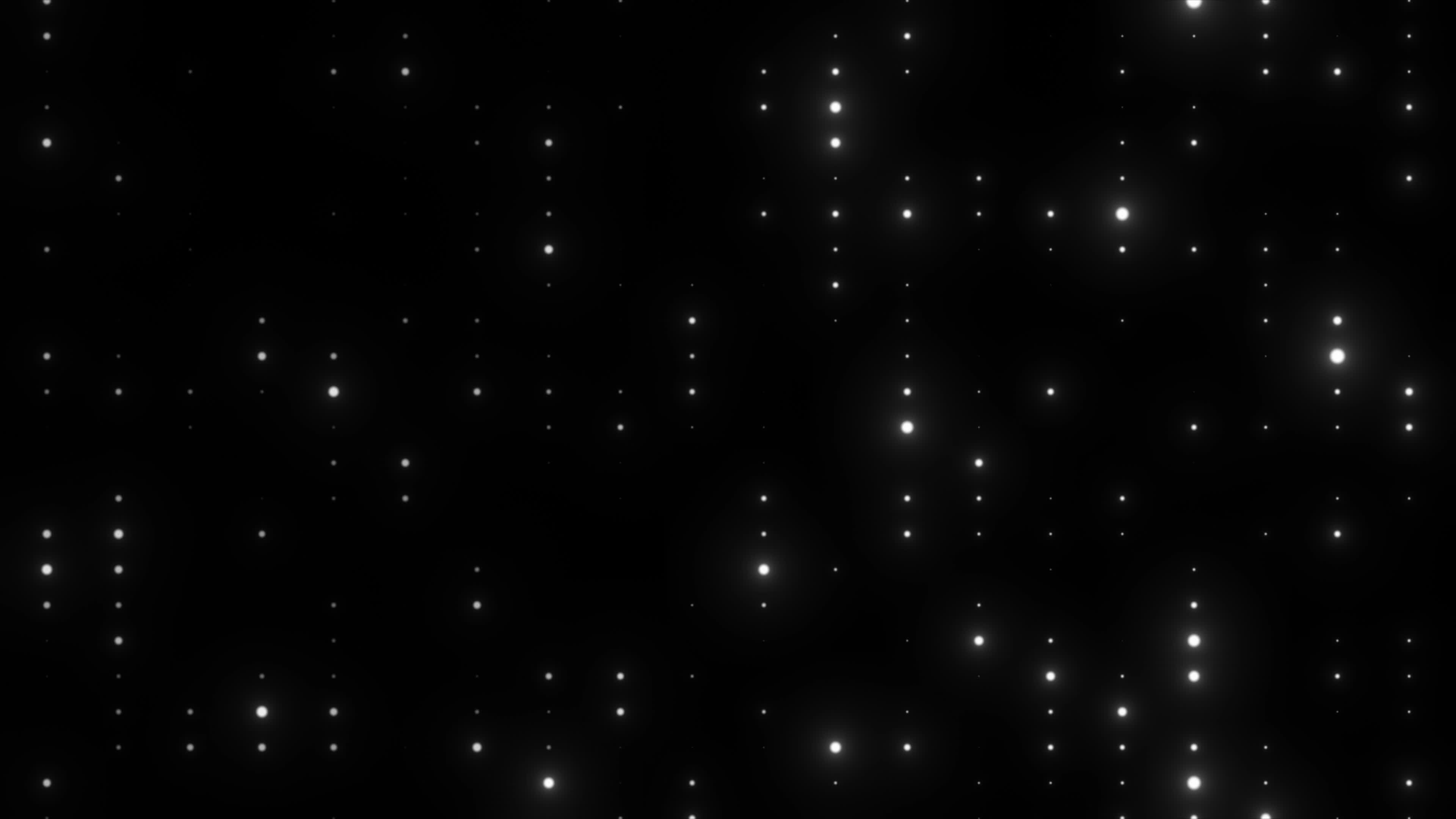 Glowing Particle Moving High Tech Background Futuristic Particle Moving On Black Background