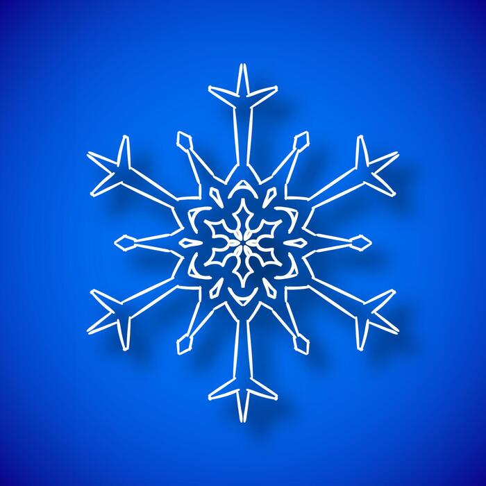 Blue Snowflake Vector Art, Icons, and Graphics for Free Download