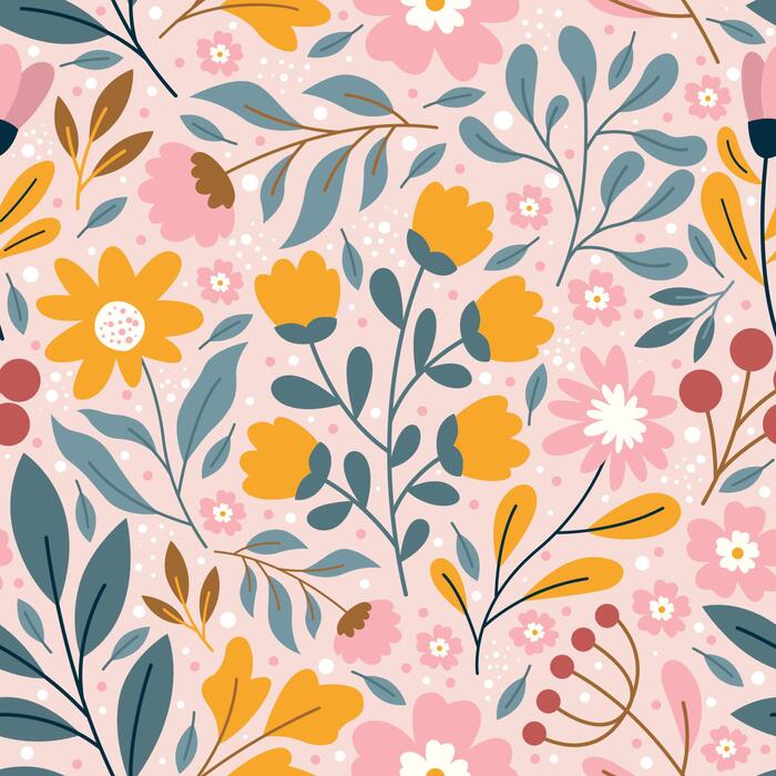 Spring Flowers Vector Art, Icons, and Graphics for Free Download