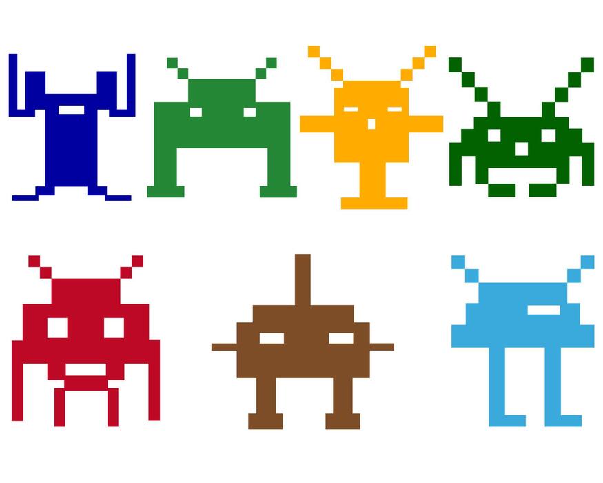 Space Invaders Vector Art, Icons, and Graphics for Free Download