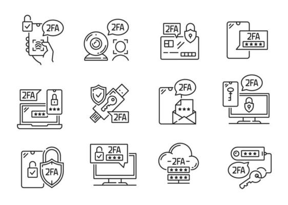 Multi Factor Authentication Vector Art Icons And Graphics For Free Download