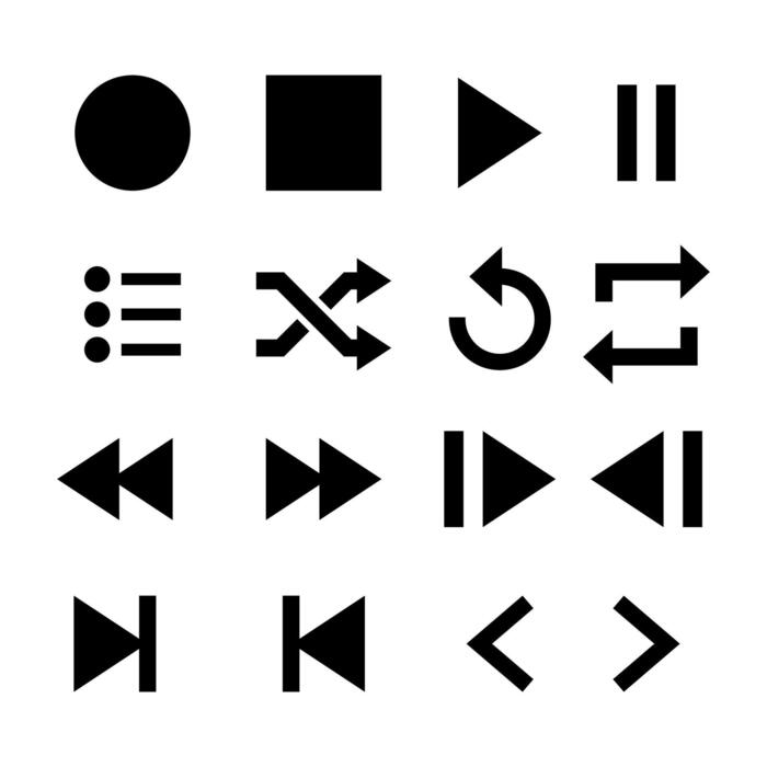 Play Pause Button Vector Art, Icons, and Graphics for Free Download