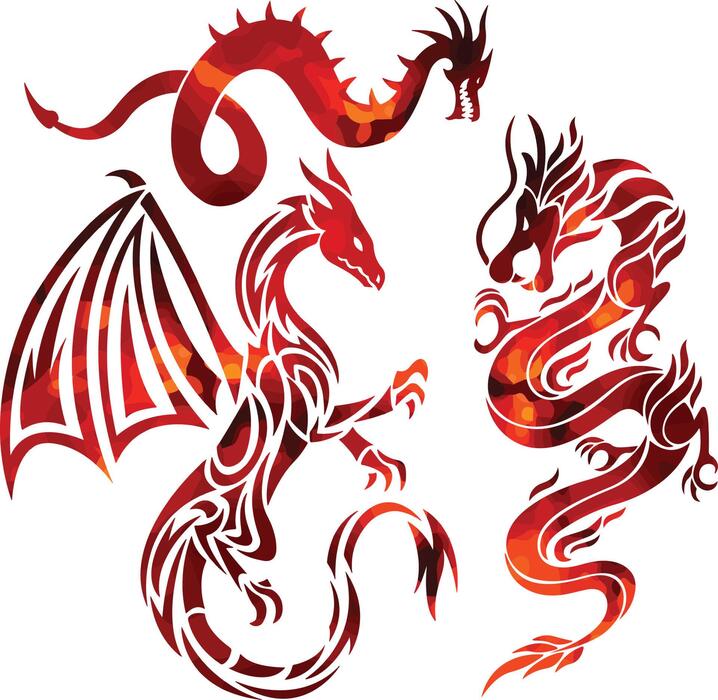 Dragon Vector Art, Icons, and Graphics for Free Download