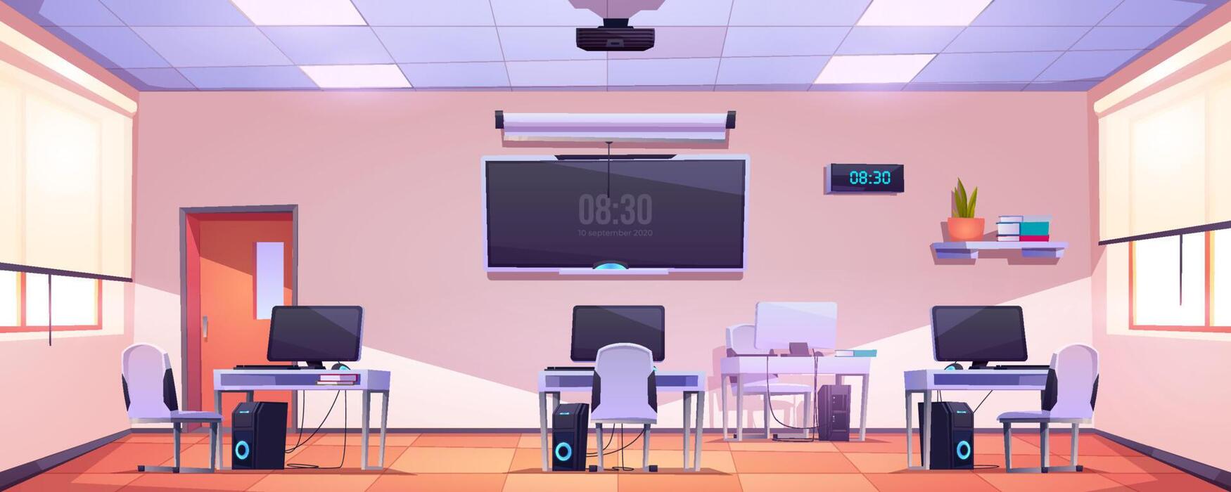 Computer Class Vector Art, Icons, and Graphics for Free Download