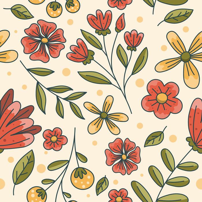 Spring Flowers Vector Art, Icons, and Graphics for Free Download
