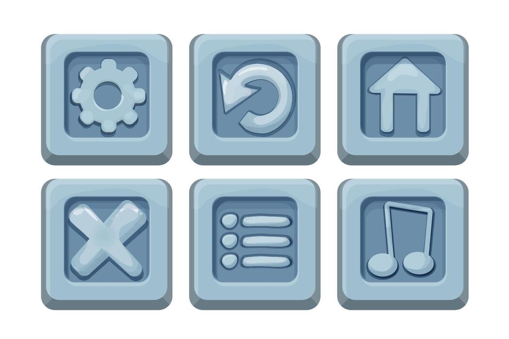 Ui Buttons Vector Art, Icons, and Graphics for Free Download