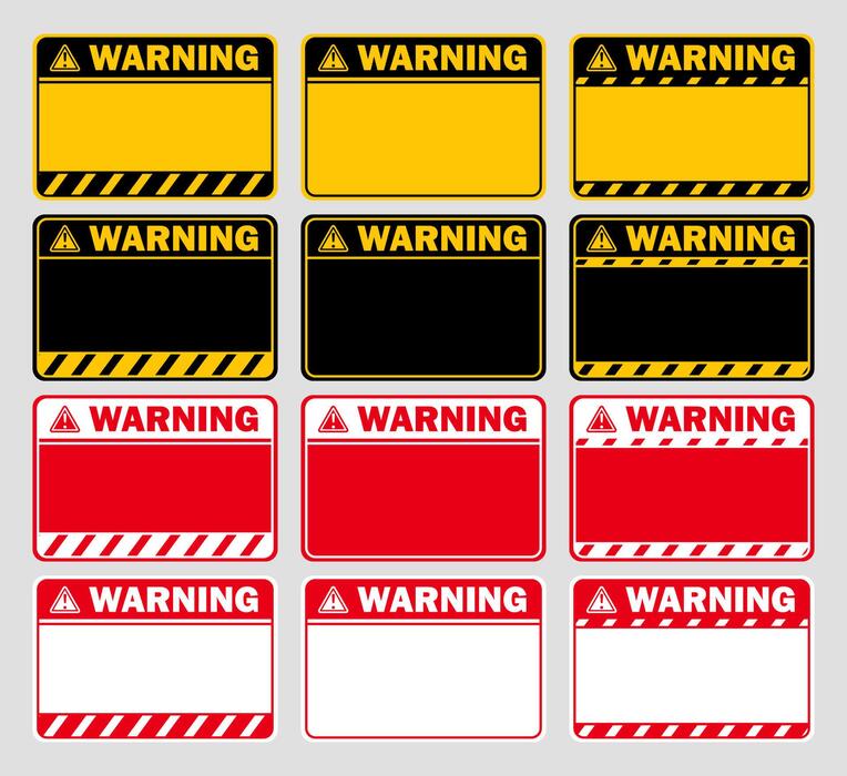 Warning Vector Art, Icons, and Graphics for Free Download