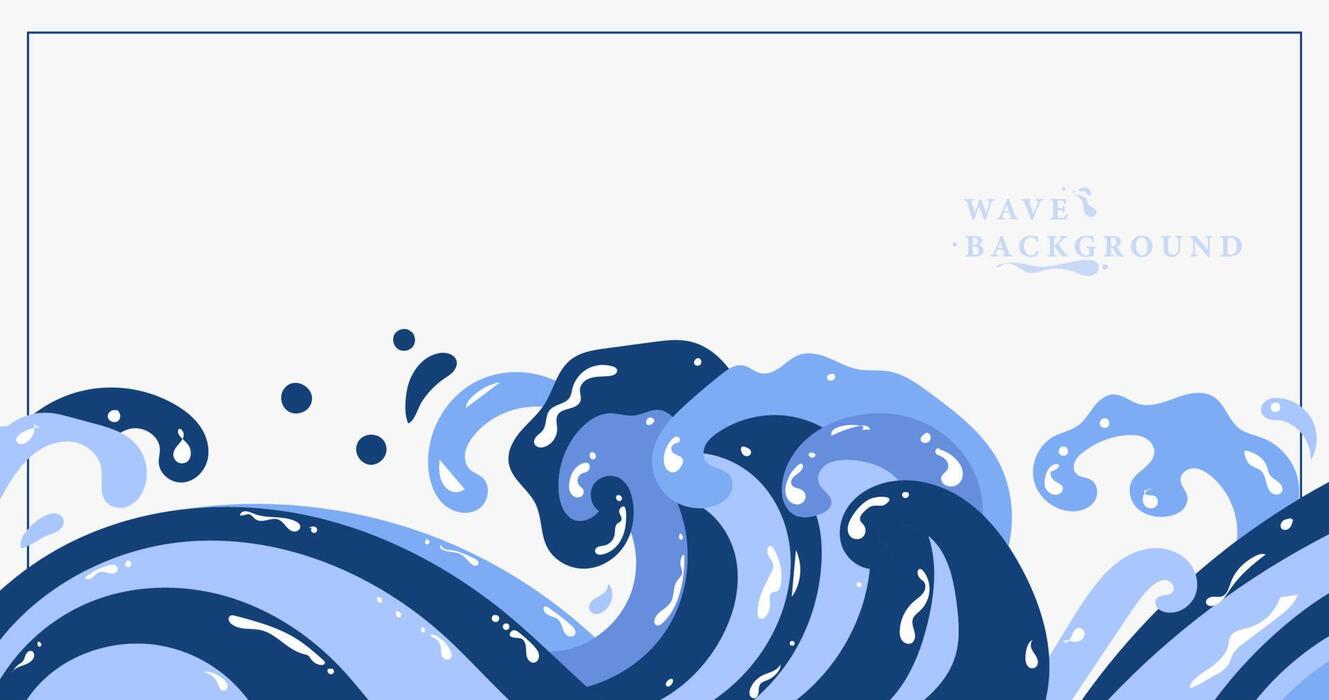 Ocean Waves Border Vector Art, Icons, and Graphics for Free Download