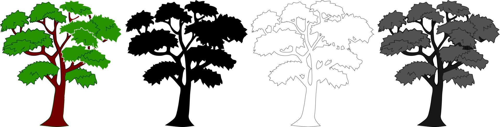 Tree Line Art Vector Art, Icons, and Graphics for Free Download