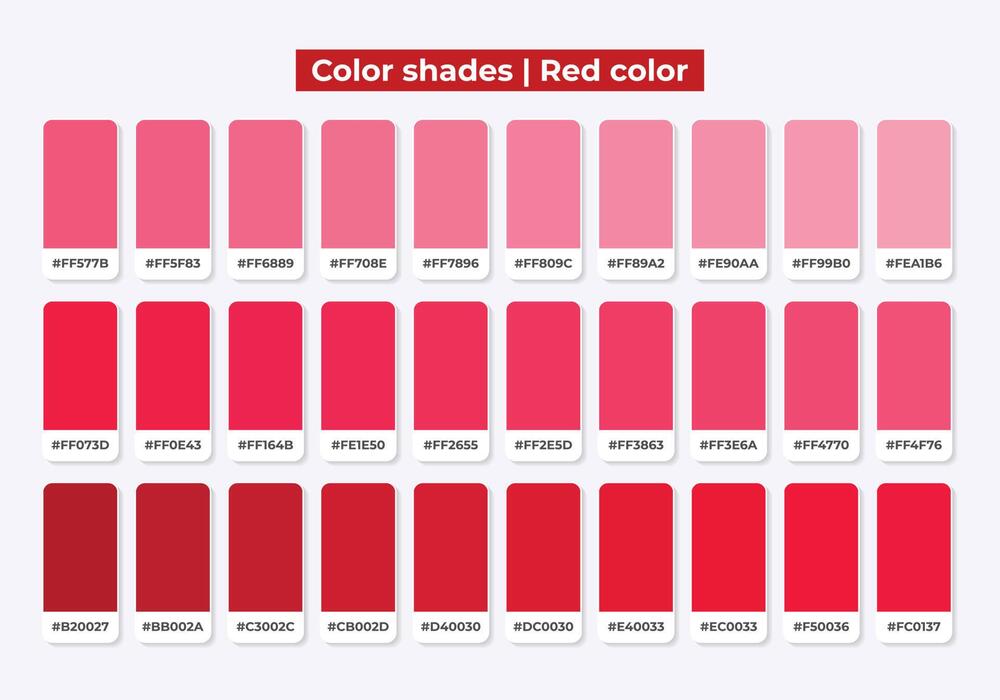 Red Color Palette Vector Art, Icons, and Graphics for Free Download