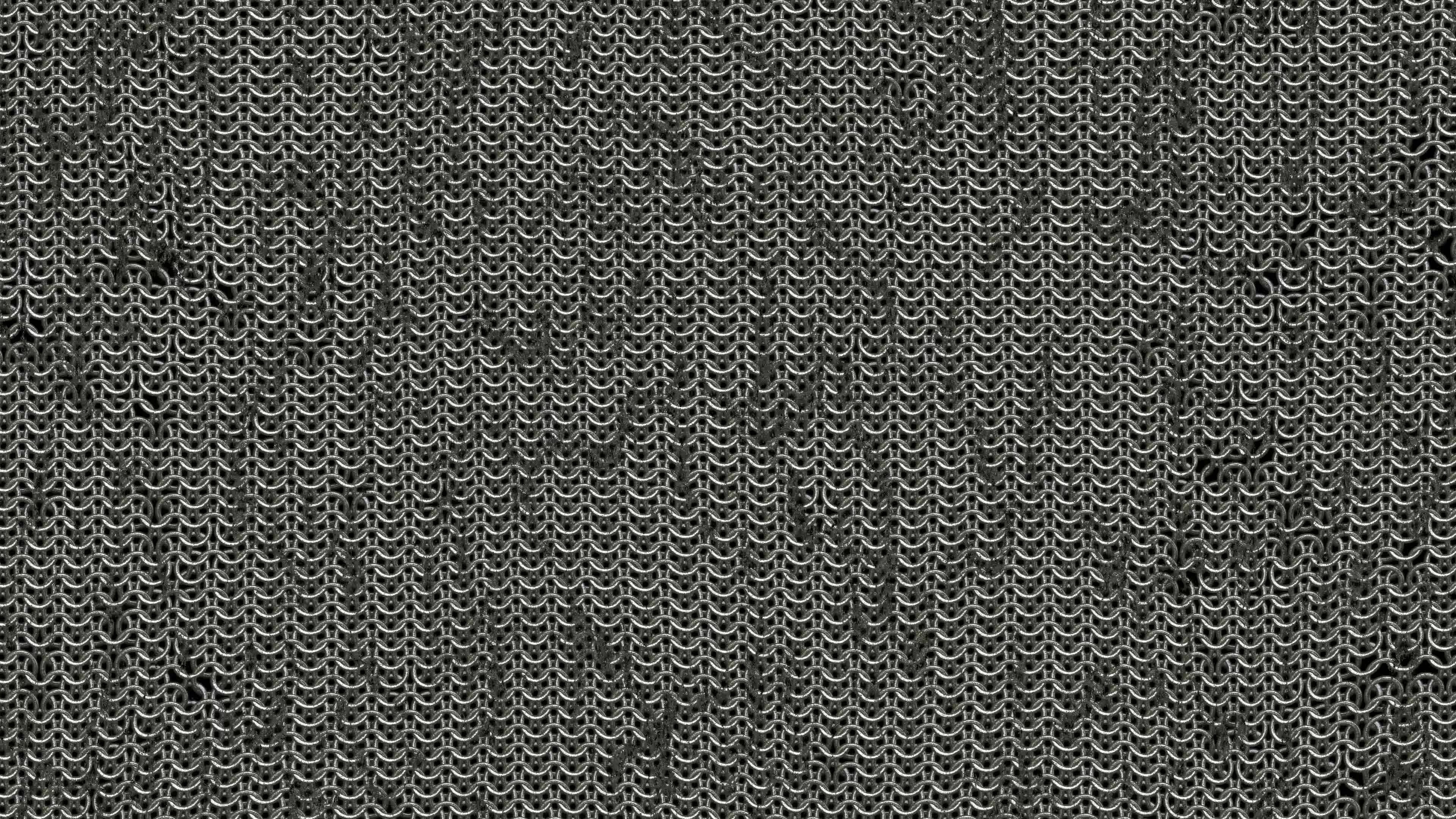 Chain mail background pattern loop. Seamless hauberk texture surface ...