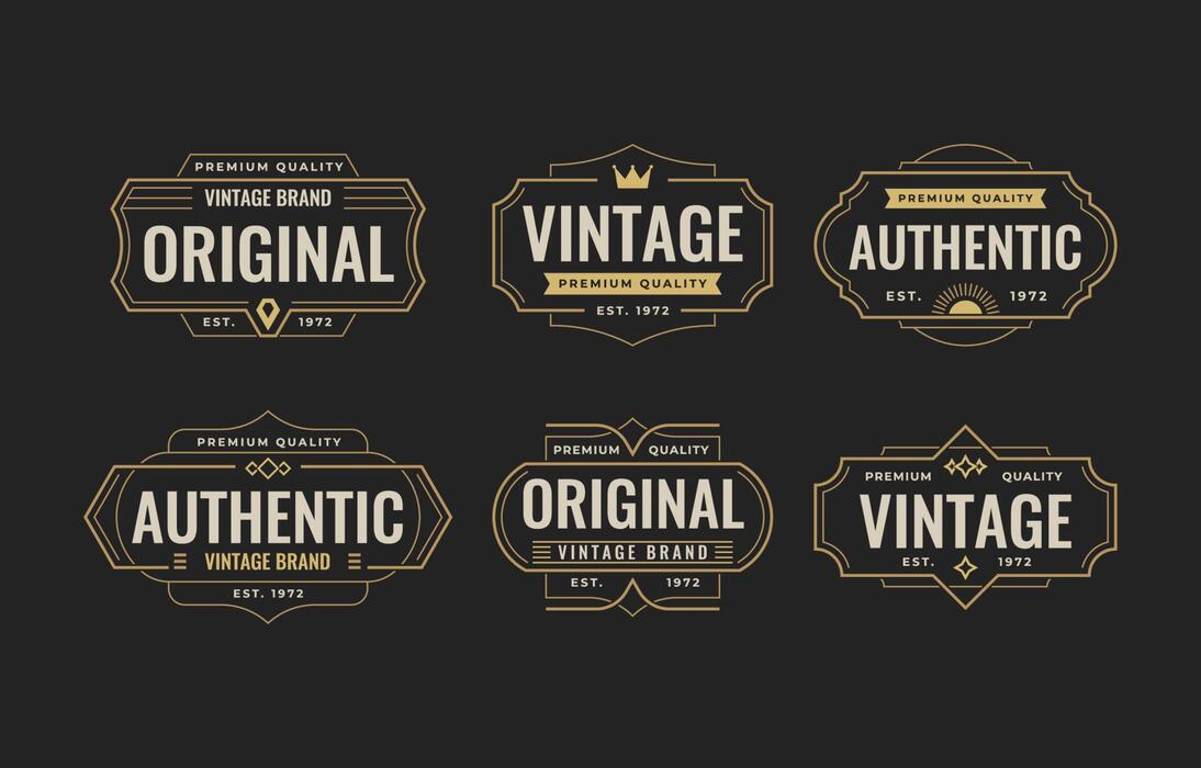 Vintage Badge Vector Art, Icons, and Graphics for Free Download