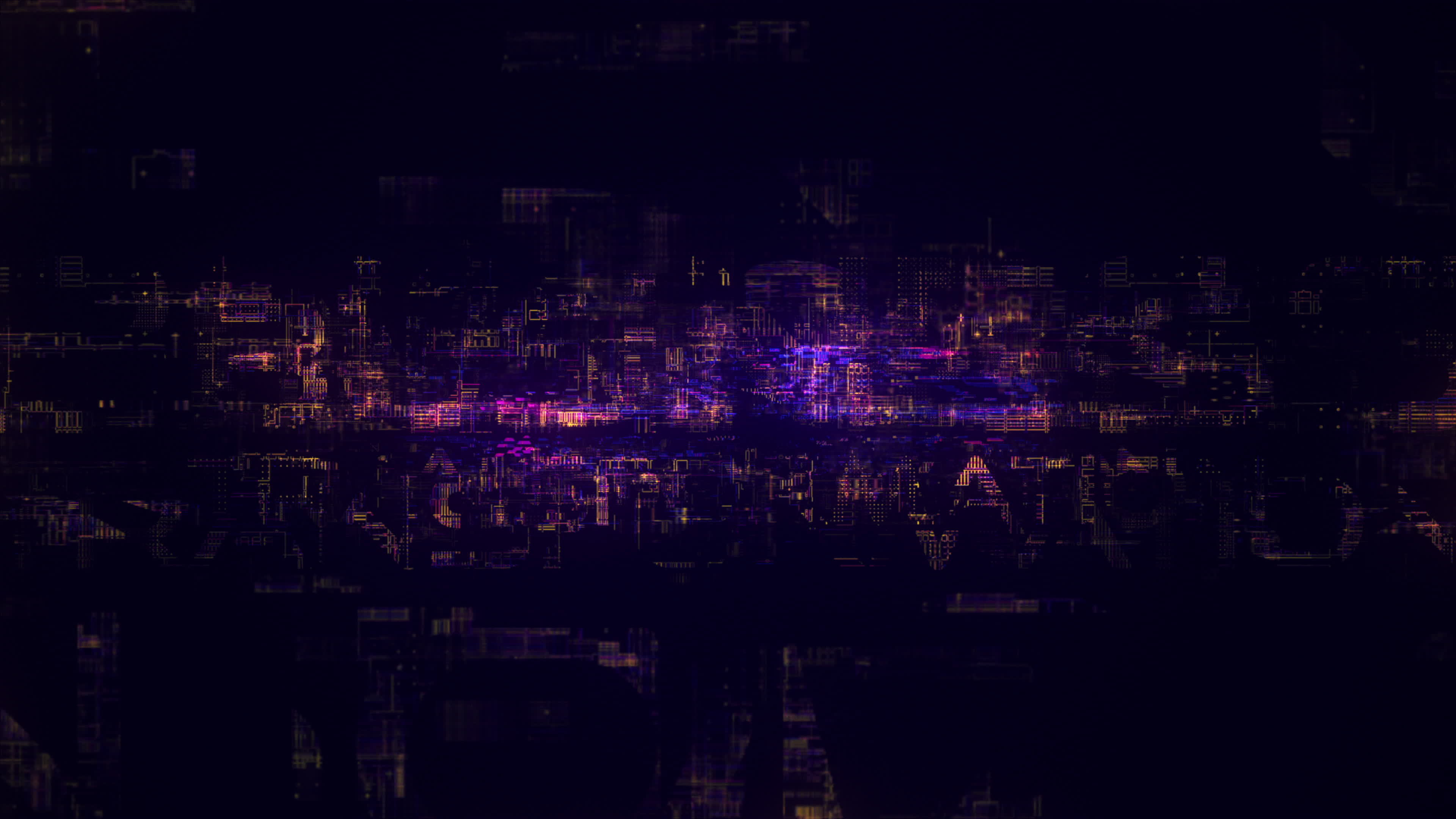 fondo de título cinematográfico de efecto digital de texto de falla de ... fondo de título cinematográfico de efecto digital de texto de falla de ...