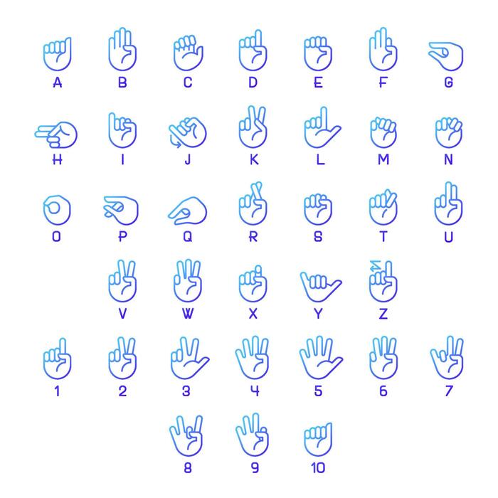 Sign Language Vector Art, Icons, and Graphics for Free Download