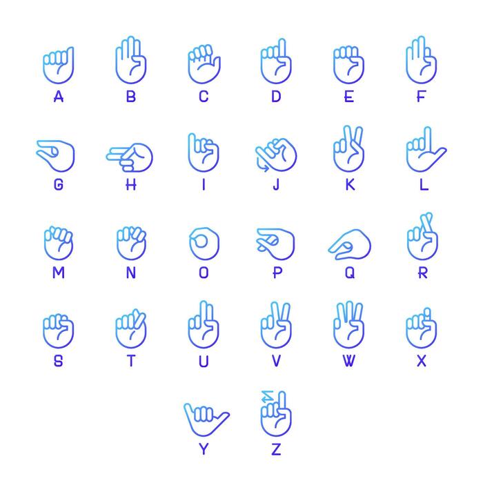 Sign Language Vector Art, Icons, and Graphics for Free Download