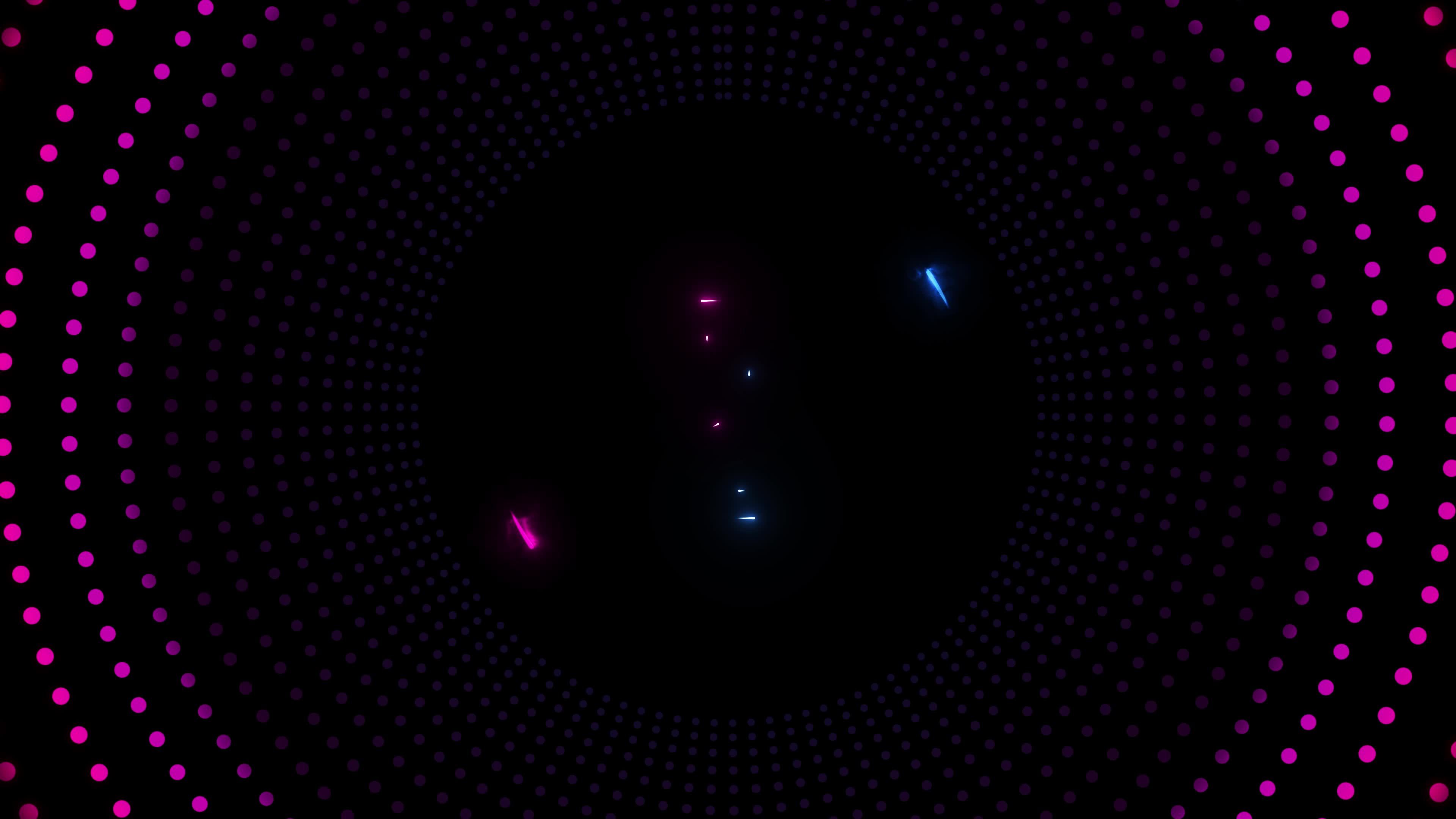 10 Seconds Countdown Timer Animation With Glowing Neon Number Text From