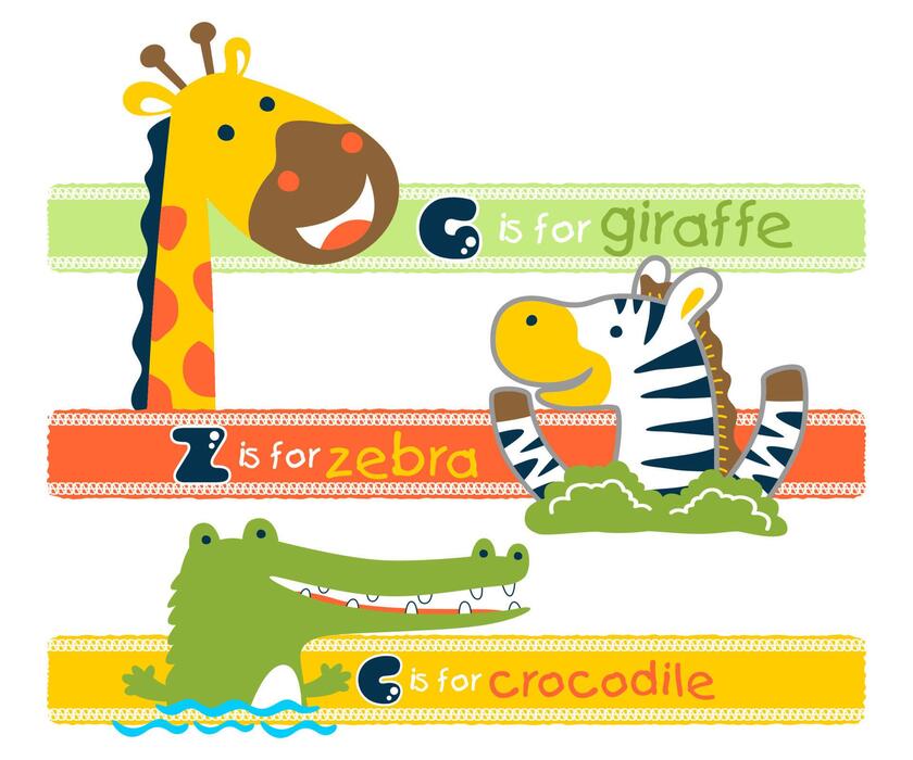 Safari Alphabet Vector Art, Icons, and Graphics for Free Download