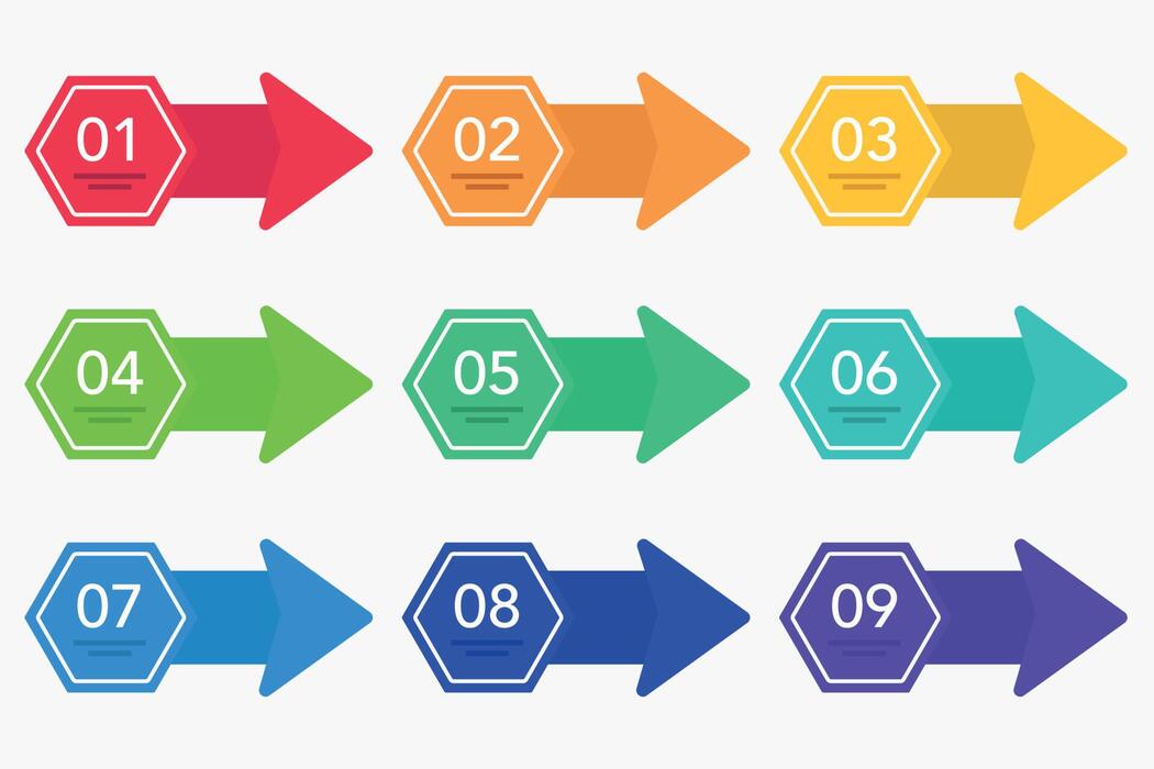 Bullet Points Arrow Vector Art, Icons, and Graphics for Free Download