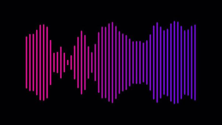 Sound Wave Animation Stock Video Footage for Free Download