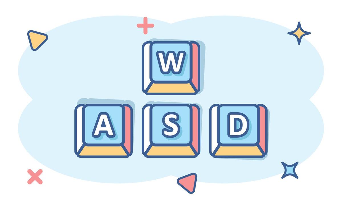 Wasd Keys Vector Art, Icons, and Graphics for Free Download