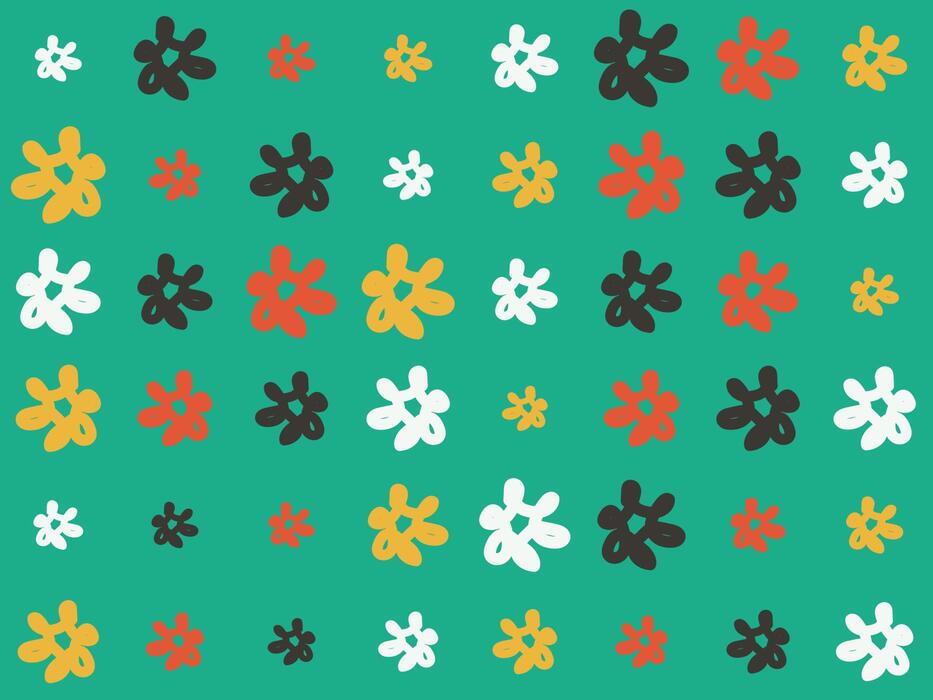 Minimalist Flower Pattern Vector Art, Icons, and Graphics for Free Download