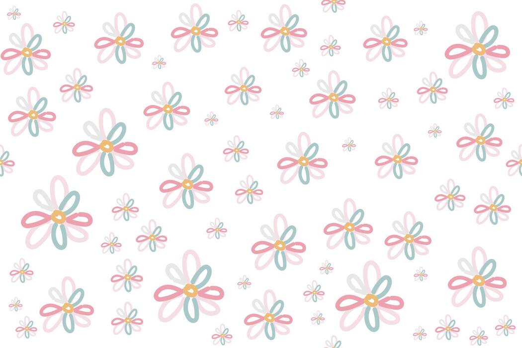 Baby Flower Pattern Vector Art, Icons, and Graphics for Free Download