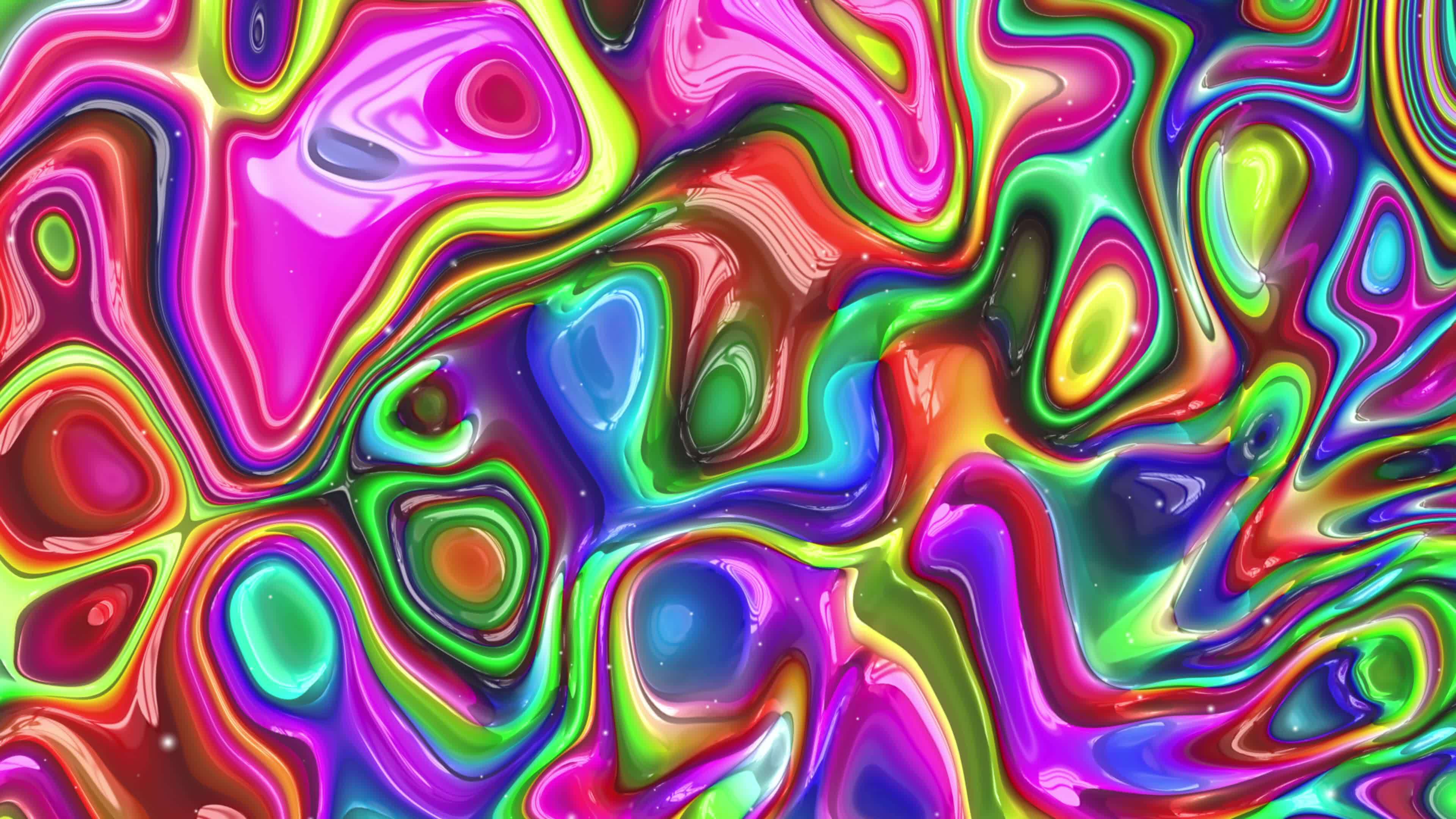 Moving Multicolor Abstract Blurry Holographic Background Animationgradient Background Animation