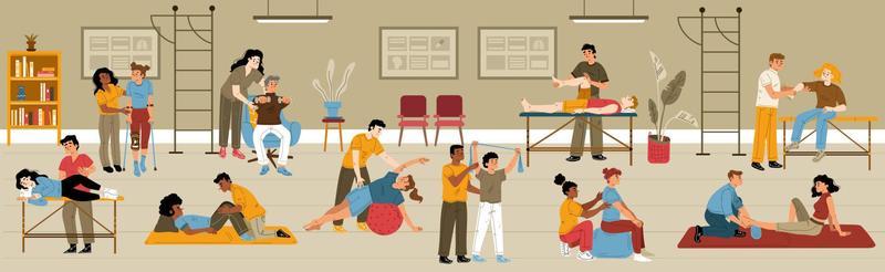 Physical Therapy Recovery Vector Art Icons And Graphics For Free Download