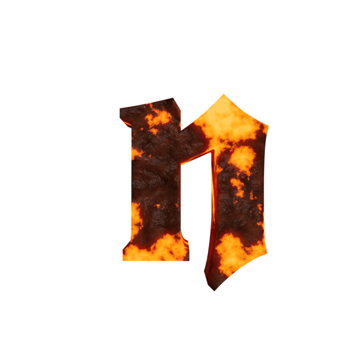 Letras De Fuego PNG para descargar gratis