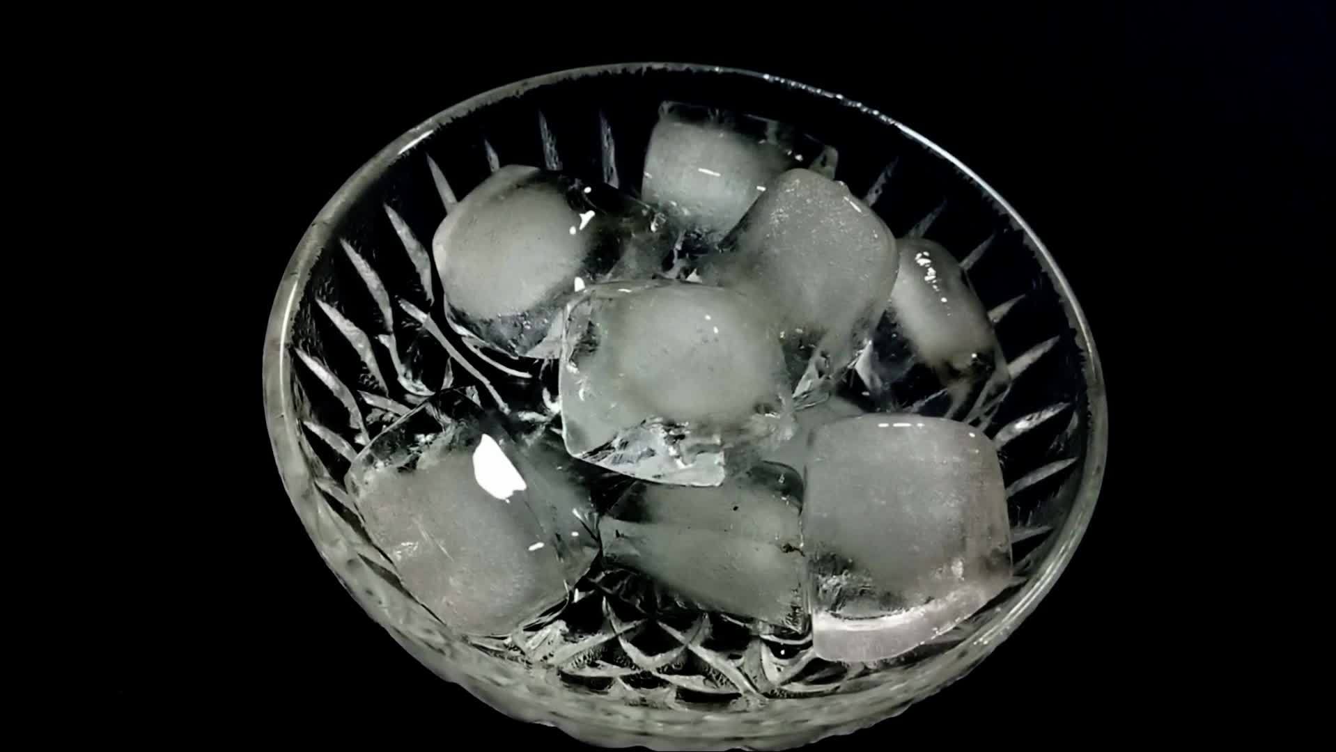 Ice Cubes Melting Time Lapse. 16416634 Stock Video at Vecteezy