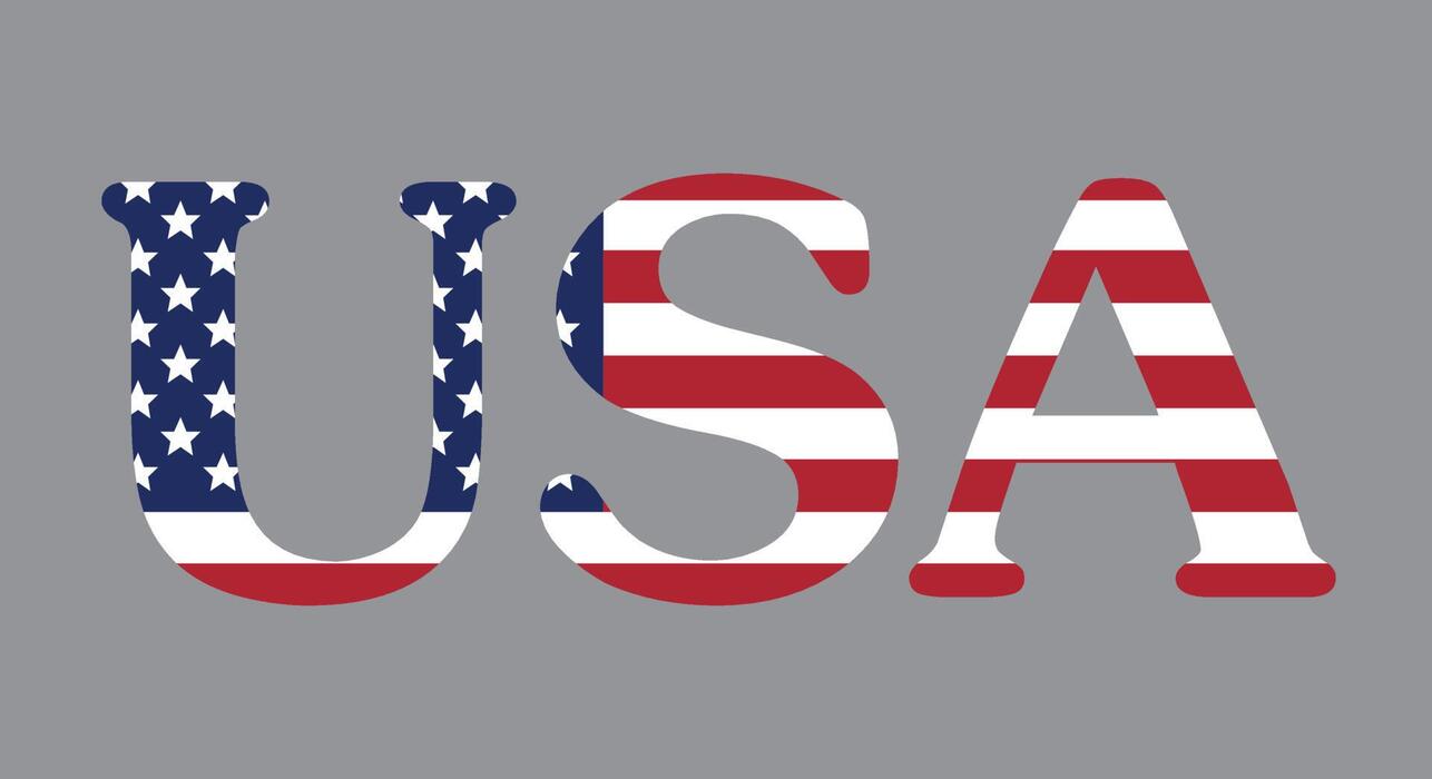American Flag Font Vector Art, Icons, and Graphics for Free Download