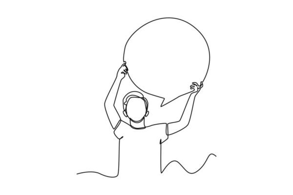 Continuous Line Speech Bubble Vector Art Icons And Graphics For Free