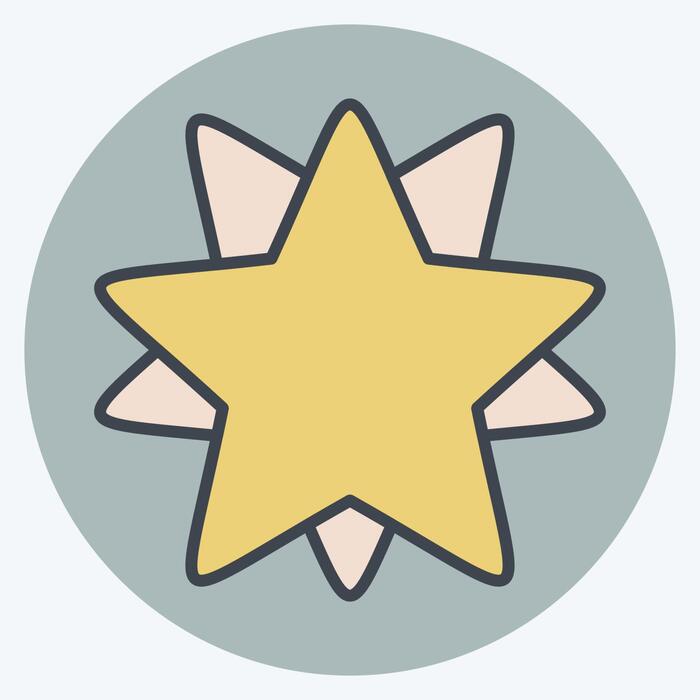 10 Point Star Clipart Image