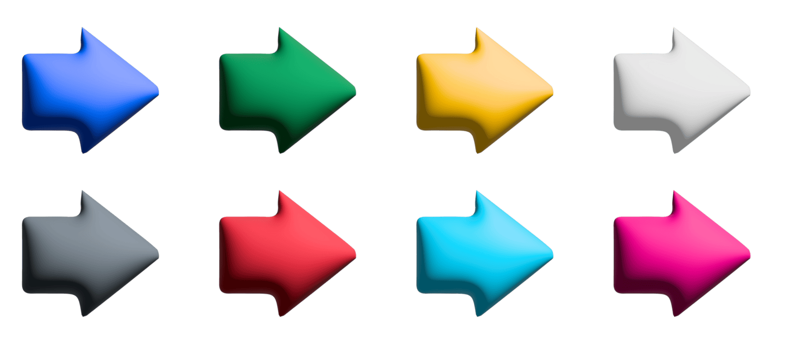 3d Icons Arrow PNGs for Free Download