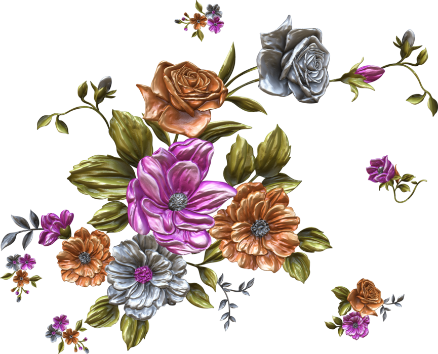 Flower Pattern PNG Free Images with Transparent Background - (13,433 ...