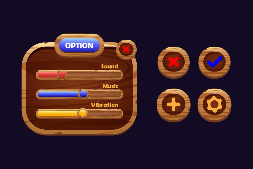 Game Ui Medieval Vector Art Icons And Graphics For Free Download