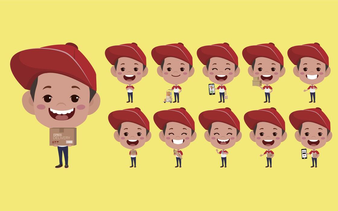 2d Character Animation Vector Art, Icons, and Graphics for Free Download