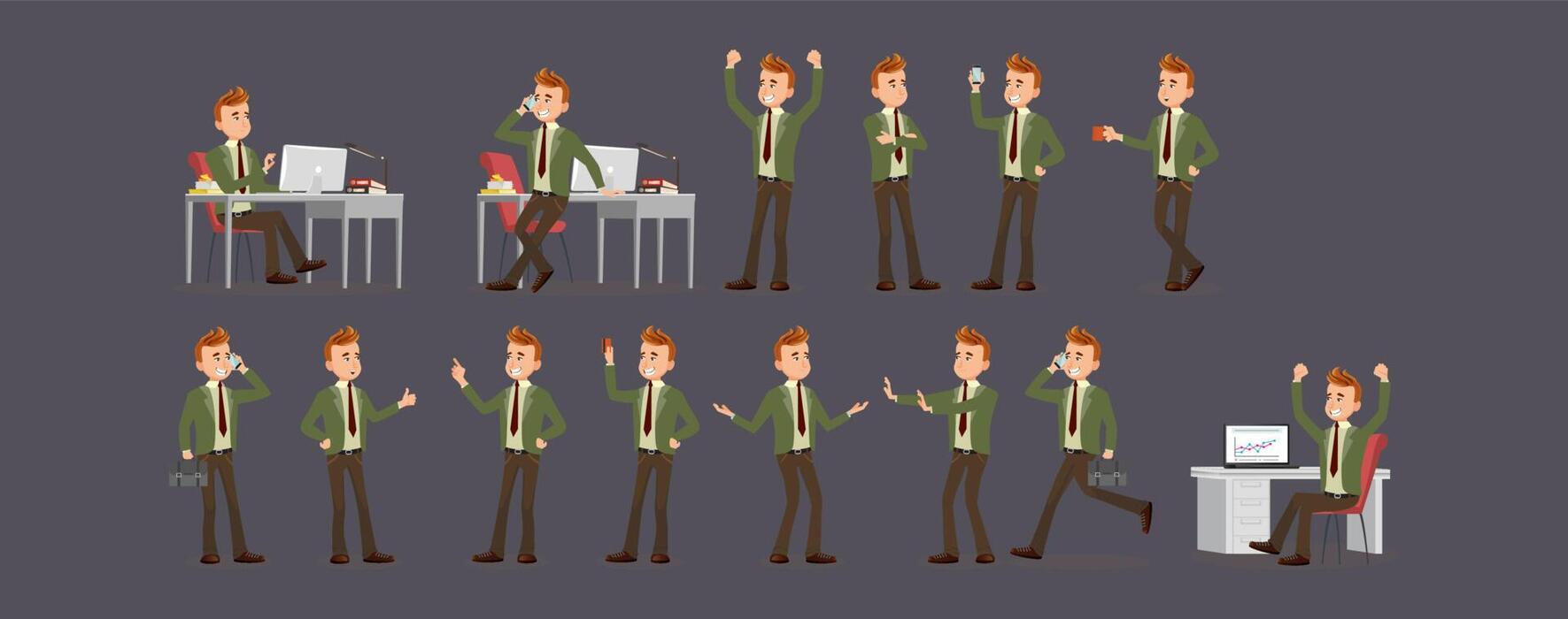 2d Character Animation Vector Art, Icons, and Graphics for Free Download