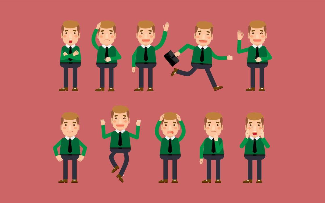 2d Character Animation Vector Art, Icons, and Graphics for Free Download