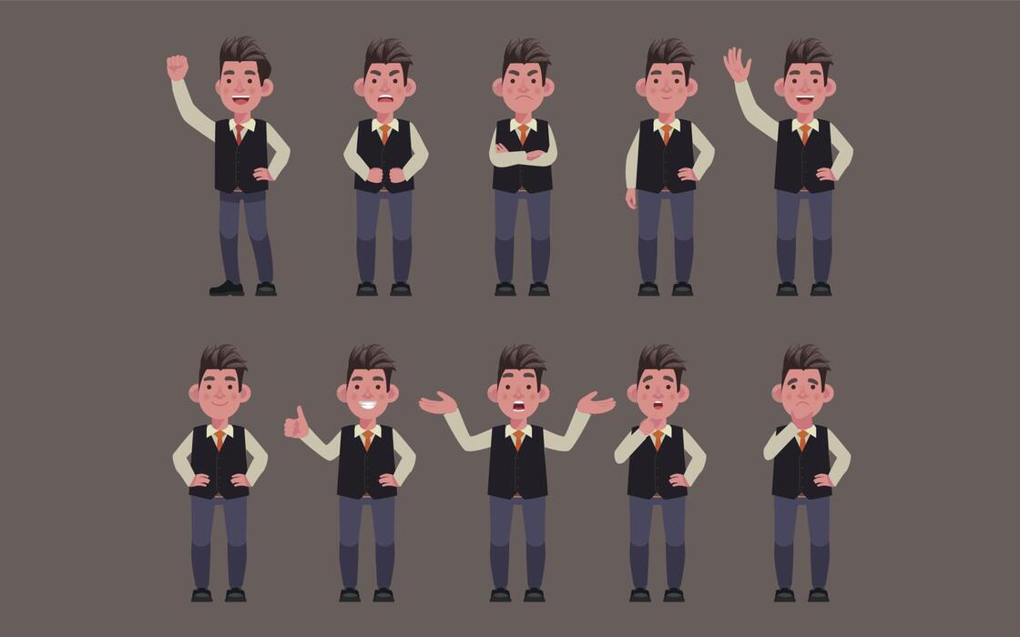 2d Character Rig Vector Art, Icons, and Graphics for Free Download